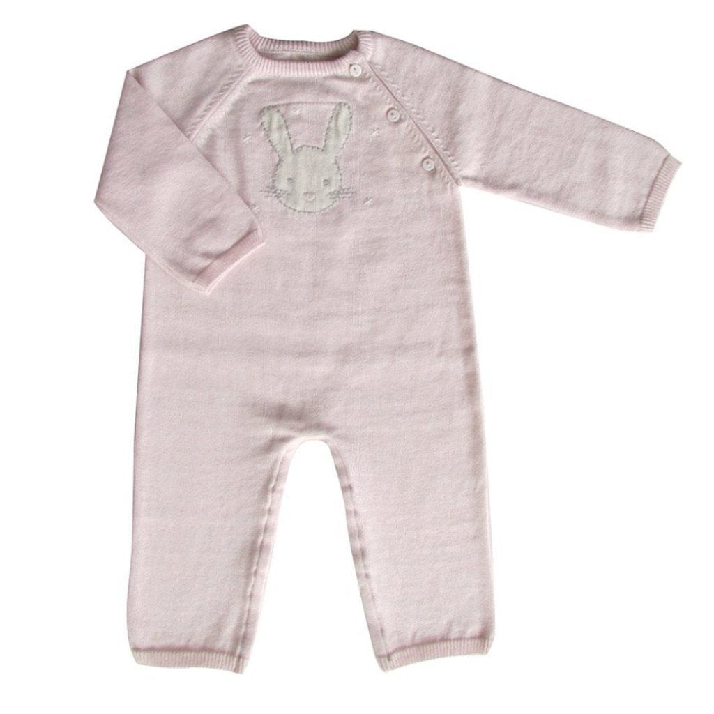 Shop Albetta Baby British Cashmere Cotton Bunny Babygrow