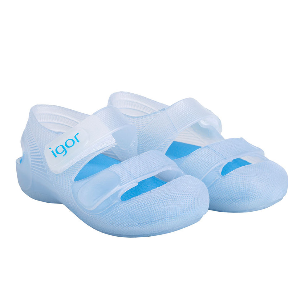 Igor Kids Shoes Made in Spain Bondi Clear Blue US9.5