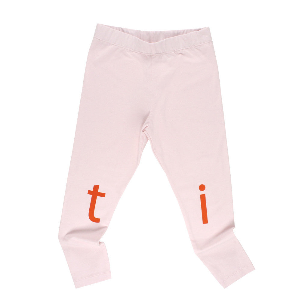 Tiny Cottons Kids T-I-N-Y Pant for Baby and Toddler - Pale Pink/Red